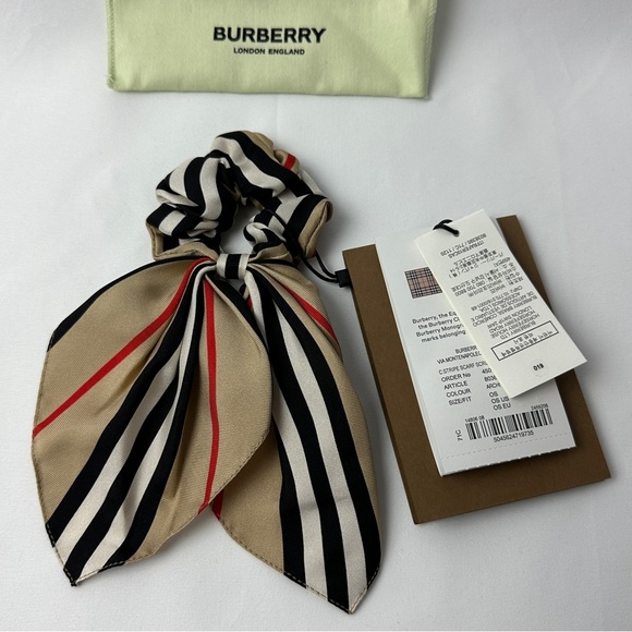 Burberry | Accessories | Burberry Hair Scrunchie Tie Band | Poshmark